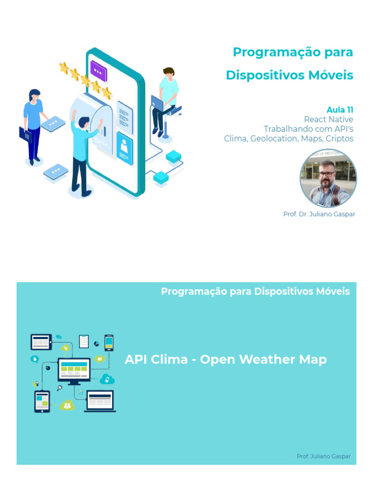 Aula 11 React Native Apis Pdf Android Sistema Operacional Informática 