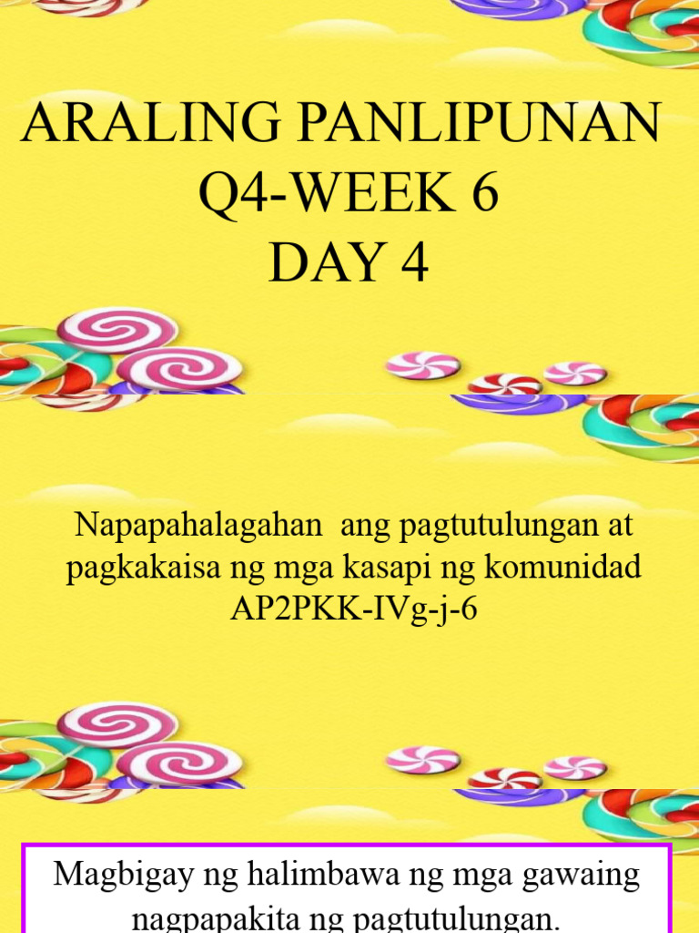 Ap Q4 Week 6 Day4 | PDF