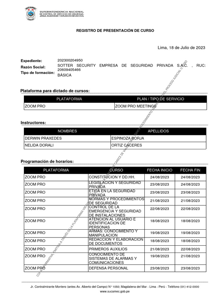 Lista b115 | PDF | Seguridad Pública
