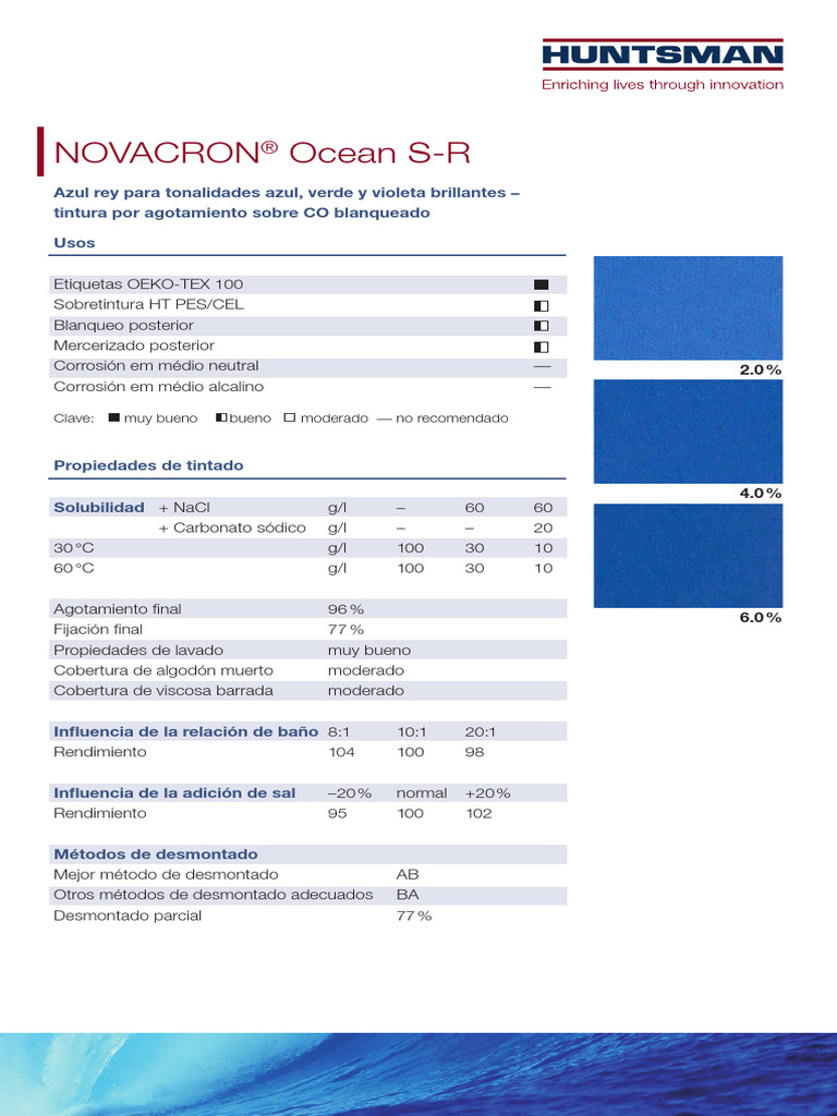 Novacron Ocean S-R | PDF | Agua | Moléculas