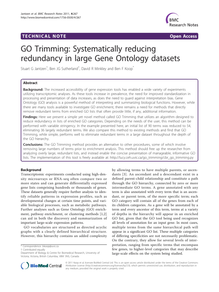 2011-Jantzen SG - Et Al. 2011-GO Trimming - Systematically Reducing ...