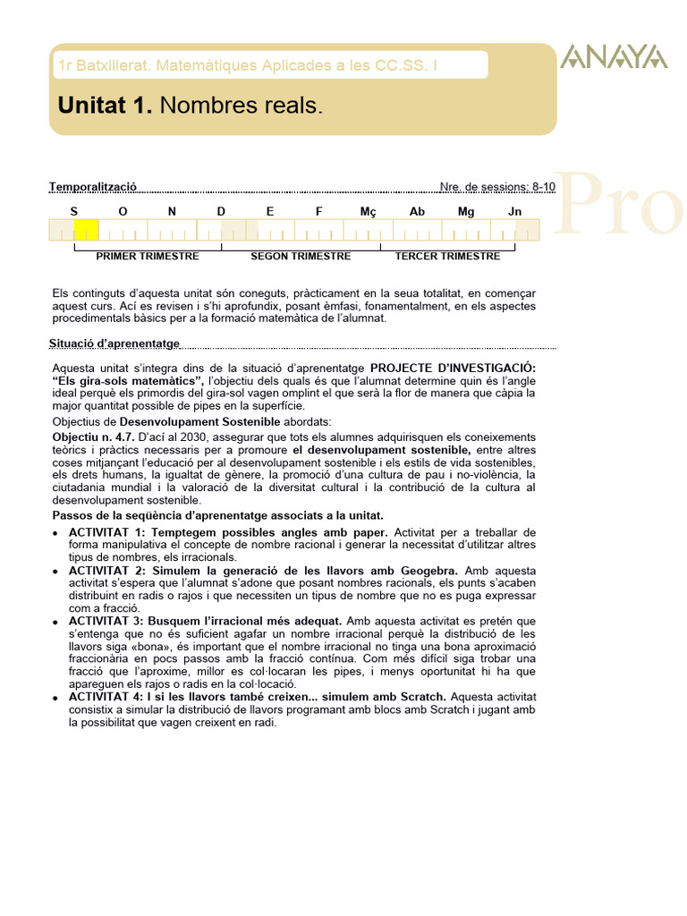 Mat1b SS VV U01 | PDF