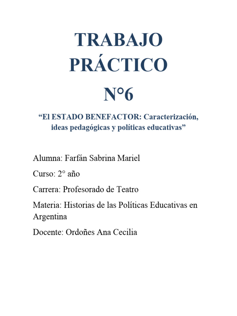 TP 6 Peron | PDF | Argentina