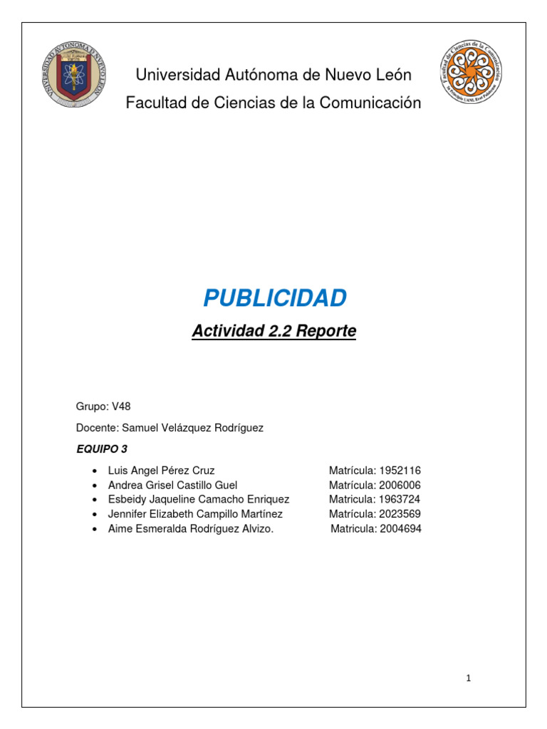 Reporte | PDF | Publicidad | Youtube
