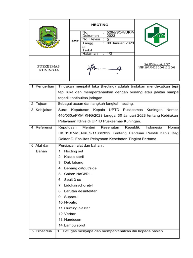 Sop Hecting | PDF | Sains & Matematika