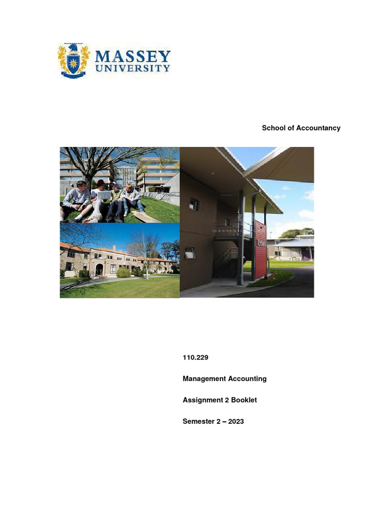 110.229 Ass 2 Booklet 21 August 2023 | PDF | Business | Business Economics