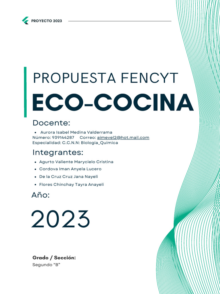 Proyecto FENCYT Eco-Cocina | PDF | Gases de efecto invernadero | Contaminación