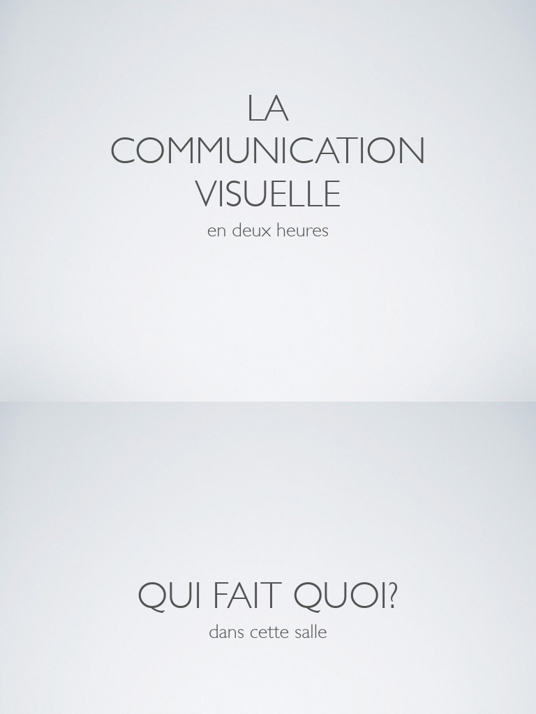 Importance de la communication visuelle | PDF | Marque | la communication