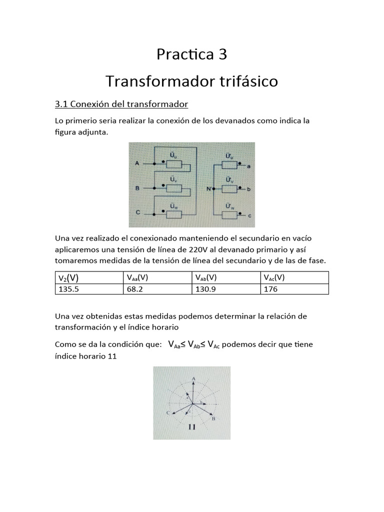 Práctica 3 | PDF | Transformador | Inductor
