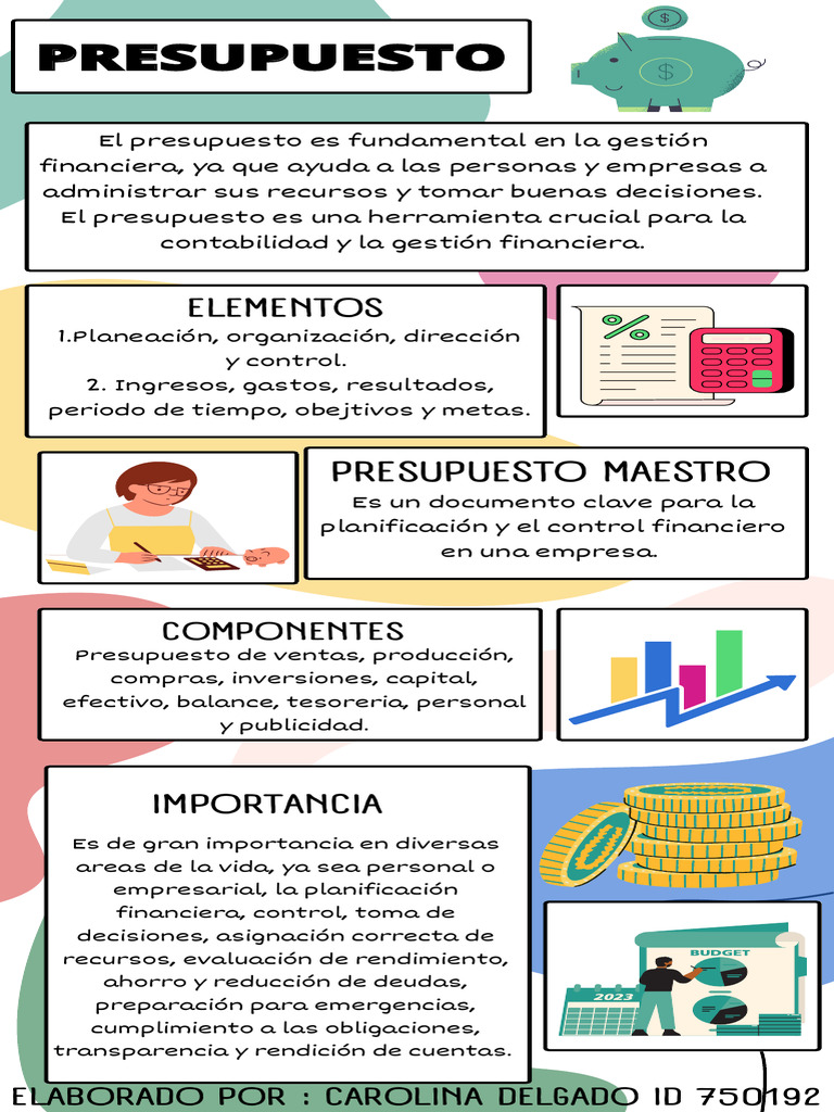 Actividad 1 - Infografia Presupuesto | PDF