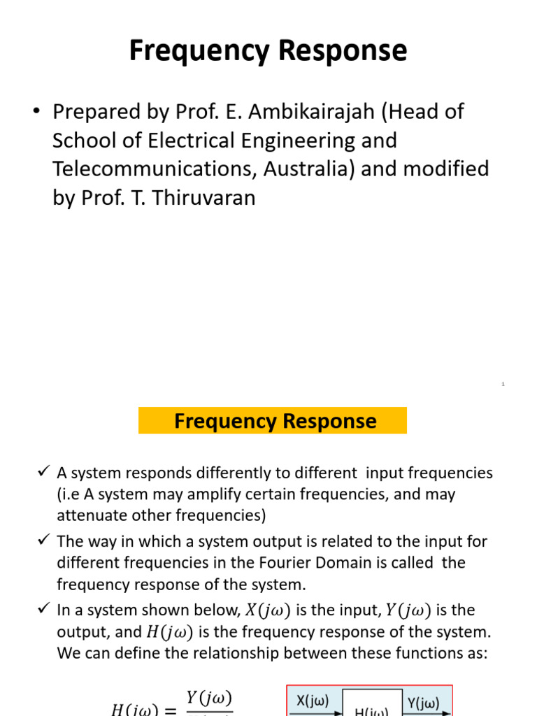 Equency Response | Download Free PDF | Electrical Engineering | Electronics