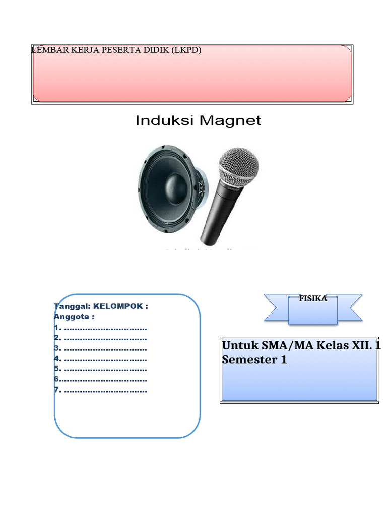 LKPD Medan Magnet Xii.1 | PDF