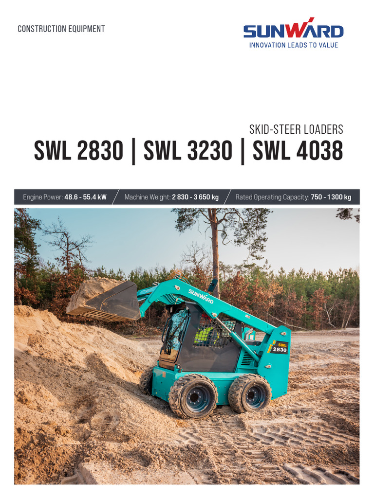 Sunward SKID SWL EN Popr1 | PDF | Loader (Equipment) | Private Transport