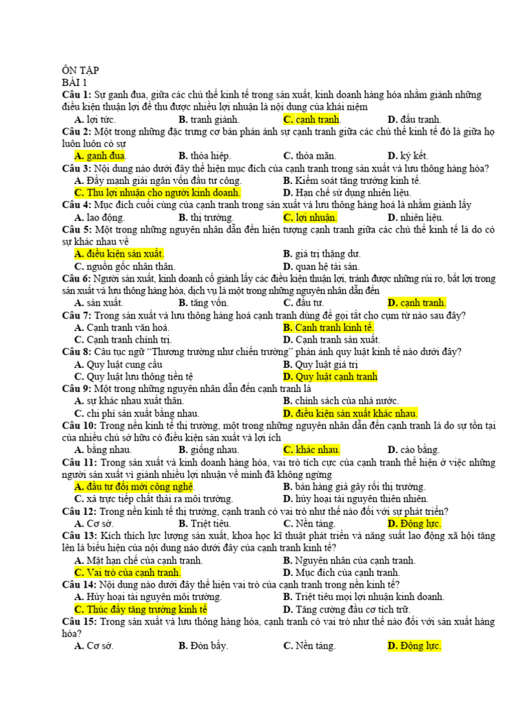 ON TAP TN B 123 K11 Khong 0Đ | PDF