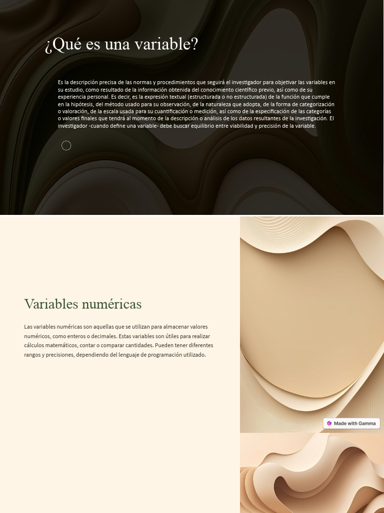 Que Es Una Variable y Tipos | PDF | Objeto (informática) | Variable ... Que Es Una Variable y Tipos | PDF | Objeto (informática) | Variable ...
