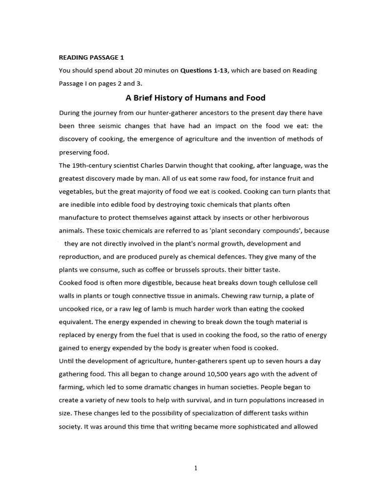 Reading-Test 10 | PDF | Foods | Multilingualism