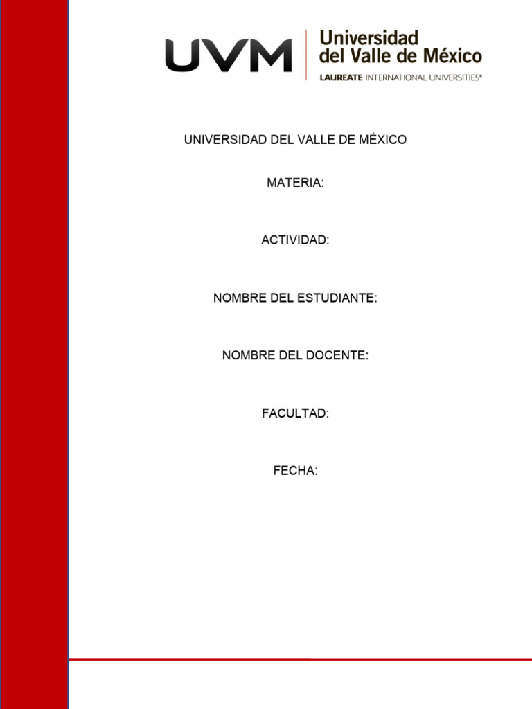 Portada Oficial UVM | PDF | Ciencias sociales | Historia