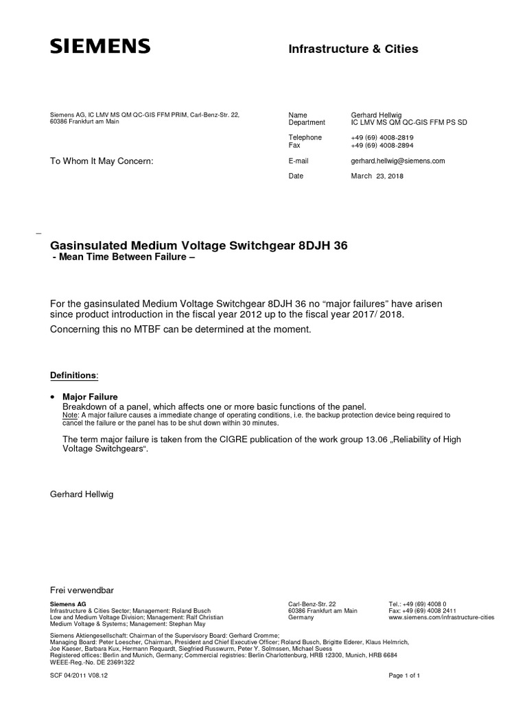 8DJH36 MTBF en | PDF | Systems Engineering | Electrical Engineering