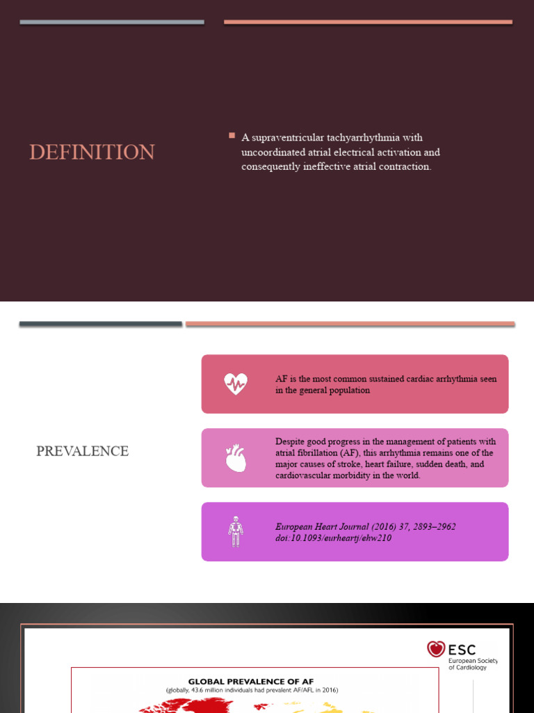 Atrial Fibrillation 2021 - YC | PDF | Epidemiology | Human Diseases And ...
