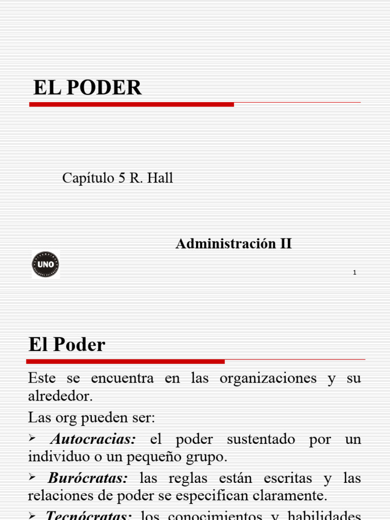 2 - Cap 5 (El Poder) y 6 (El Conflicto y Otras Consecuencias Del Poder ...