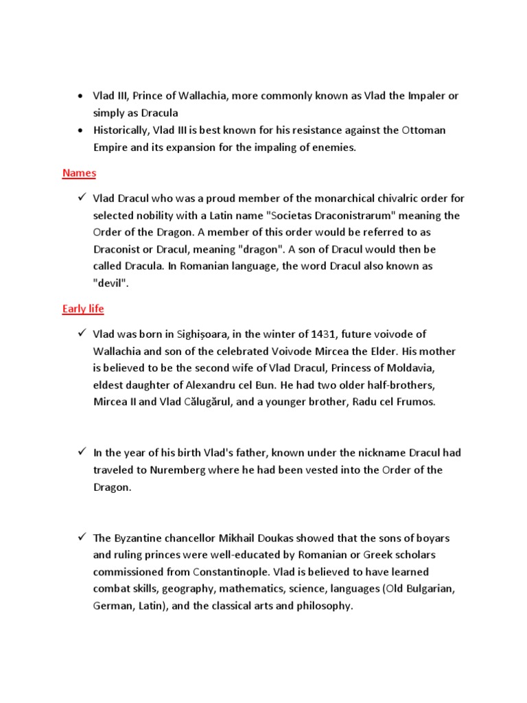 Vlad The Impaler | PDF | Vlad The Impaler | Ottoman Empire