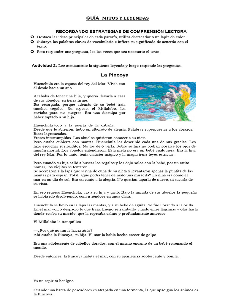 Mitos y Leyendas para Niños | PDF