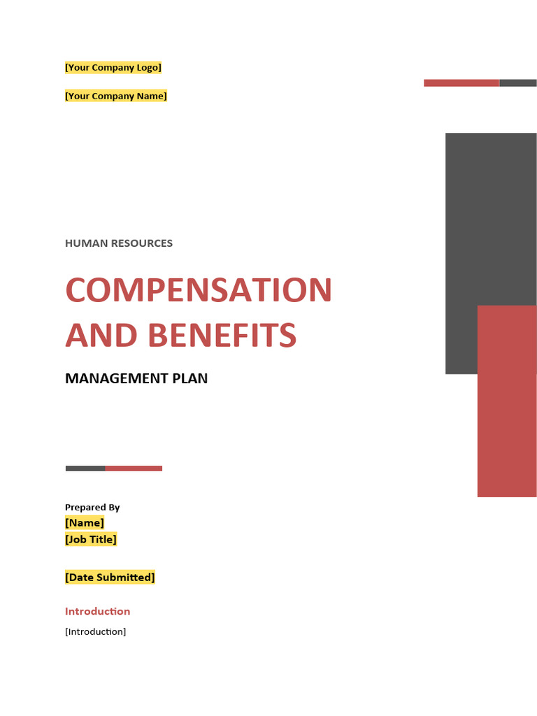 Benefits and Compensation Management Plan | PDF | Compensation And ...