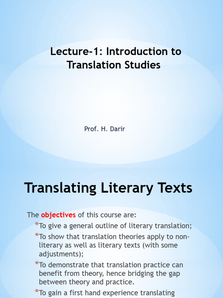 1 DRH Introduction To Translation Studies | PDF | Translations ...