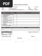 Format Rapor Hasil Belajar SMA | PDF