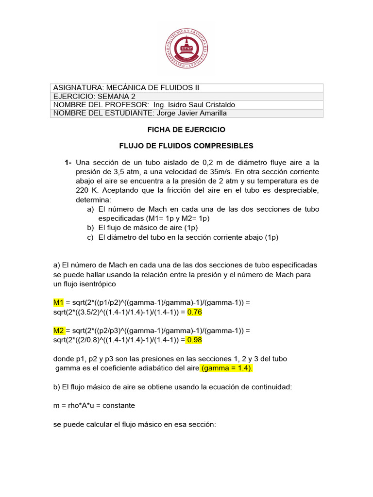 Análisis de Flujo en Tubos Aislados | PDF