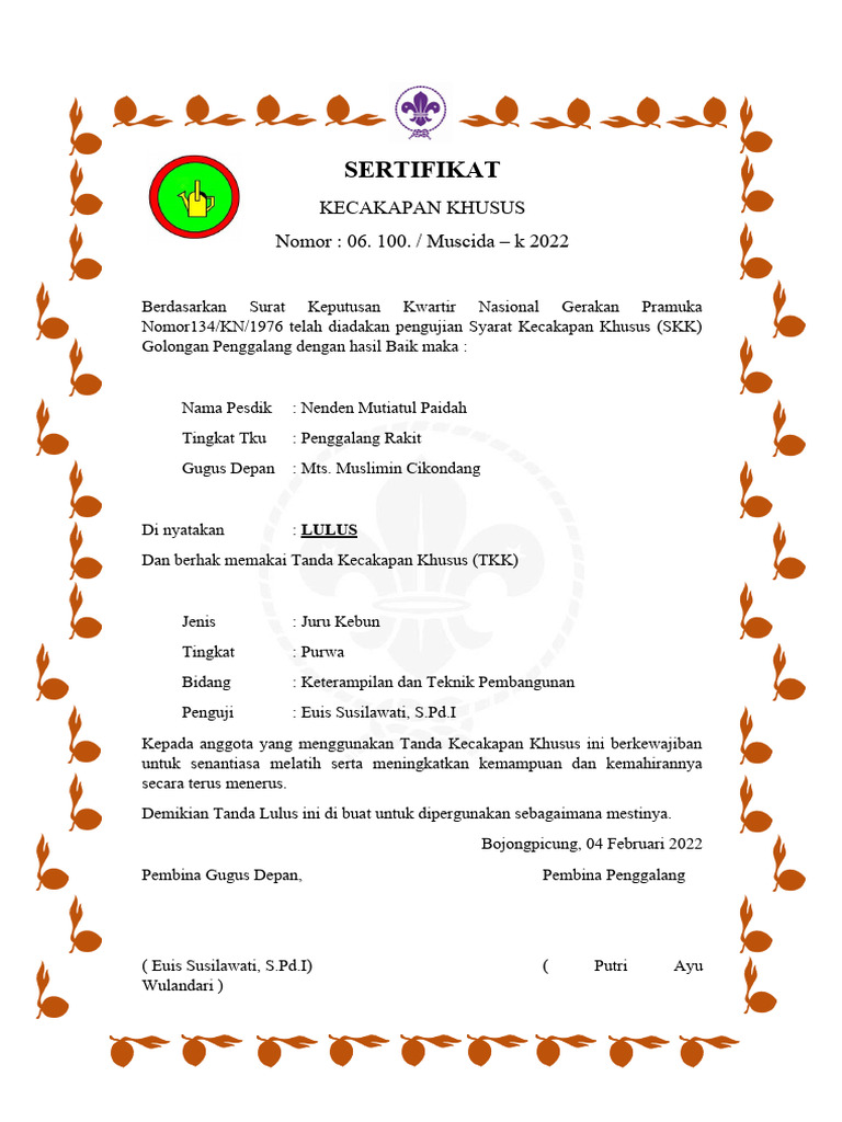 skk juru kebun | PDF