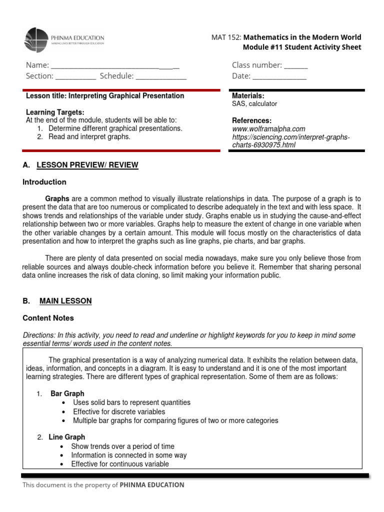 Mat 152 Sas#11 | PDF | Chart | Pie Chart
