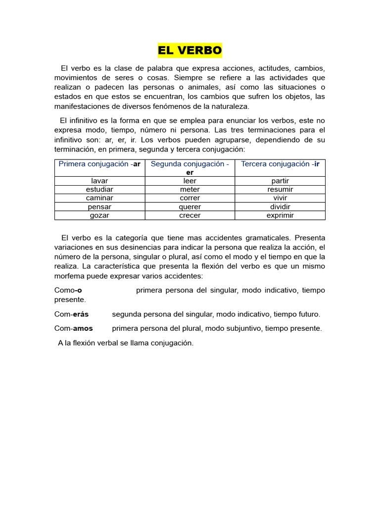Teoria El Verbo | PDF | Filosofía | Estudios de idiomas extranjeros