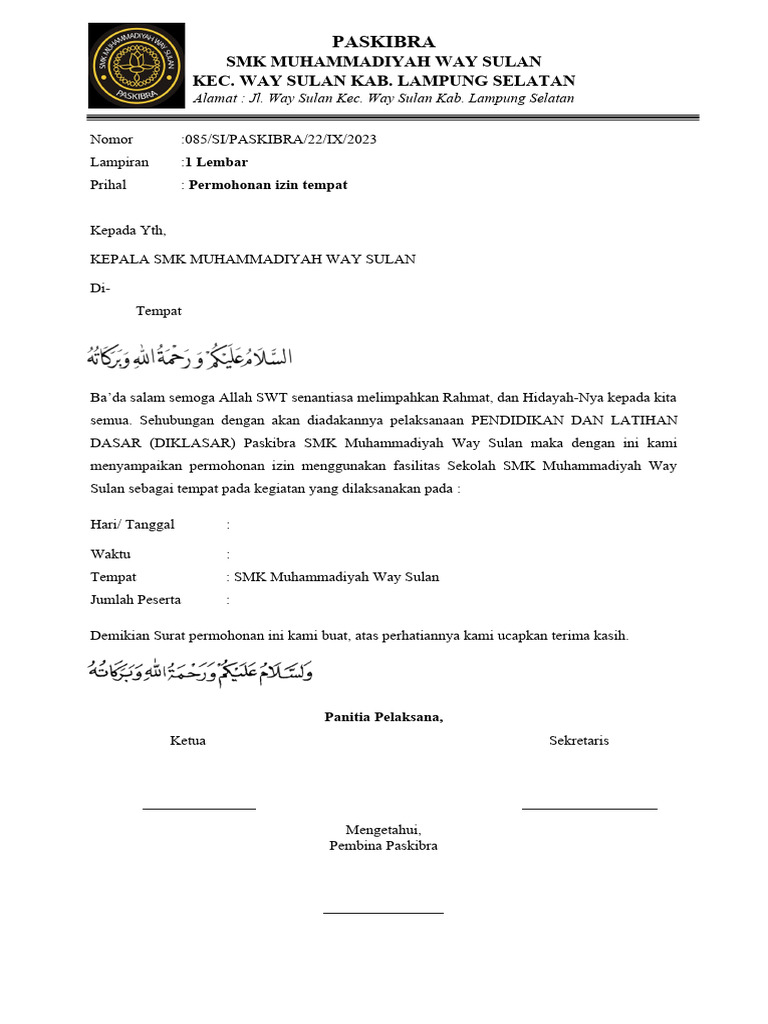 Paskibra SMK Way Sulan | PDF