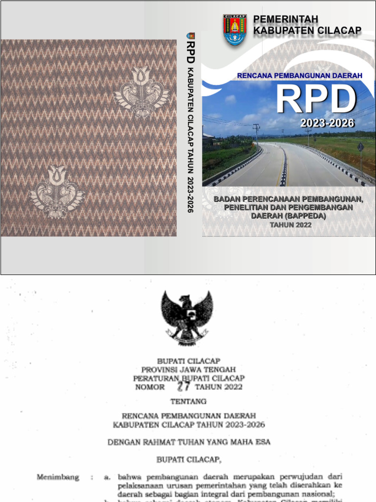 Perbup RPD Kab. Cilacap Tahun 2023 2026 | PDF | Pengelolaan Keuangan ...