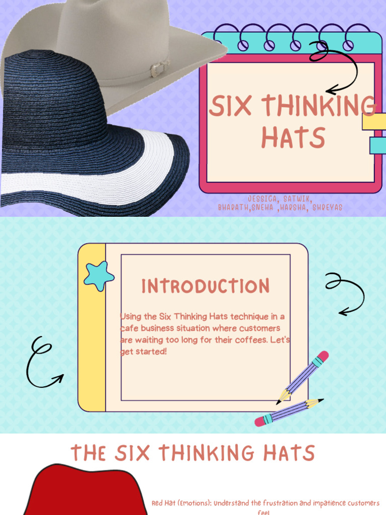 Six Thinking Hats | PDF | Thought | Creativity