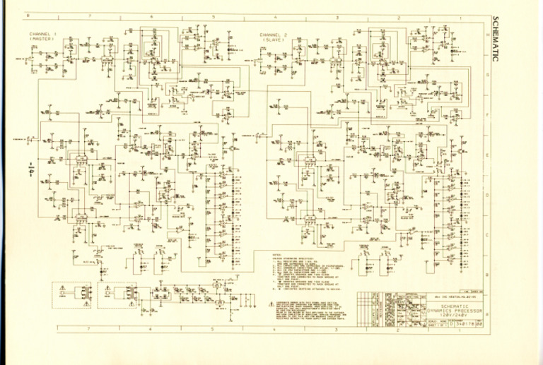 DBX 166 - Schematics | PDF