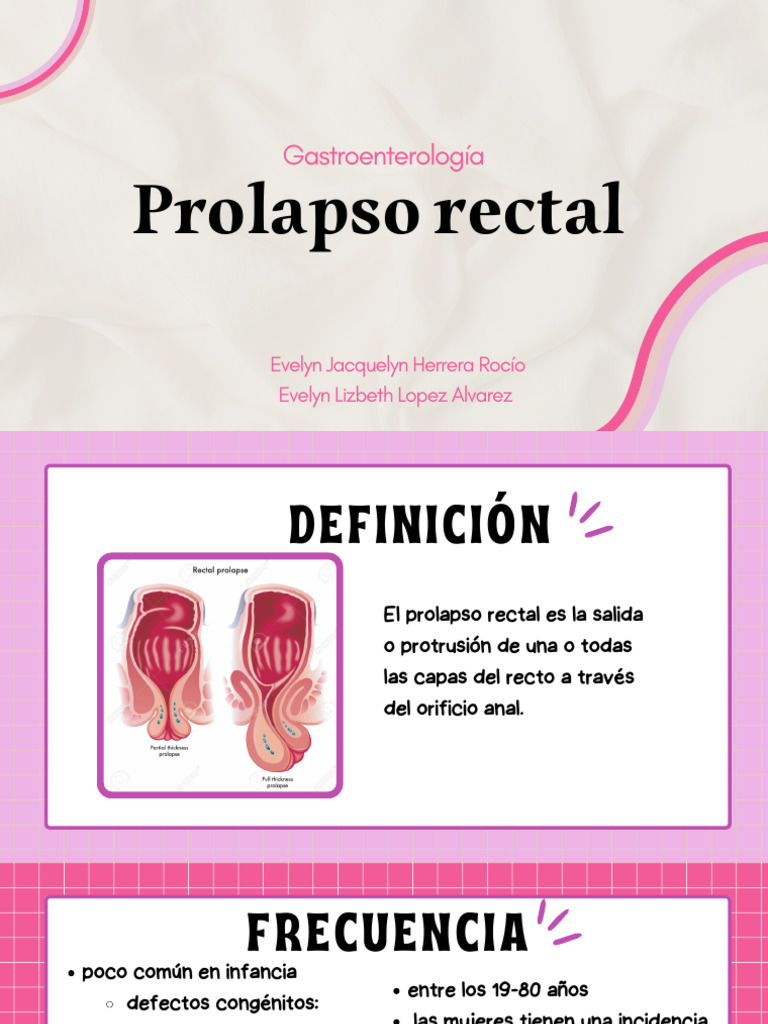 Prolapso Rectal | PDF