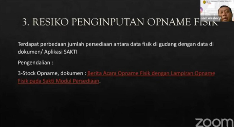 Resiko Penginputan Opname | PDF