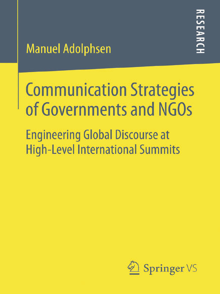 009 Communication Strategies Of Governments And Ngos 2014 Us 79 10 Pdf Global Governance