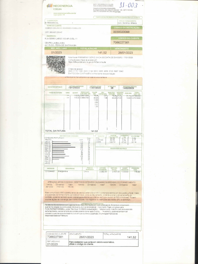 Comprovante de Residencia A Adarmes - 230130 - 212813 | PDF