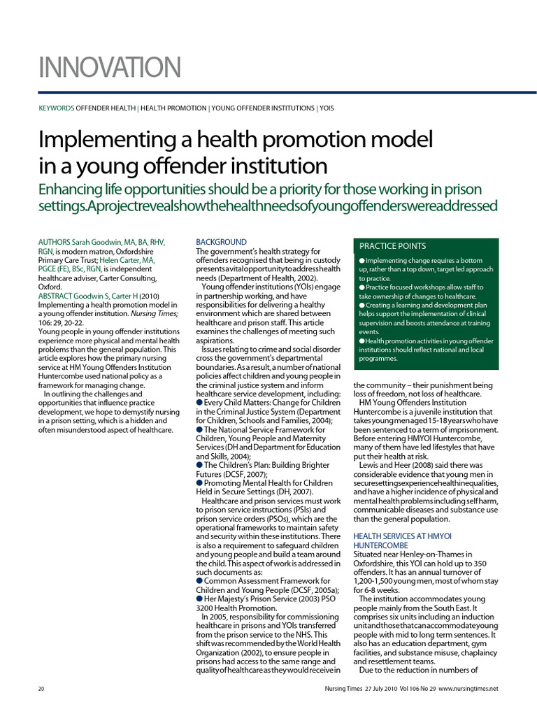100727Practice-innovation-Implementing-a-health-promotion-model-in-a ...
