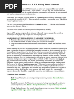 APUSH DBQ Outline Template | PDF