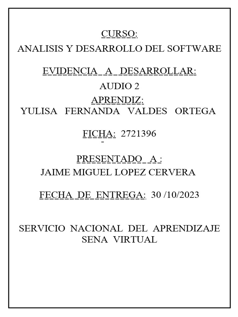 Audio GA3-240202501-AA2-EV02. | PDF