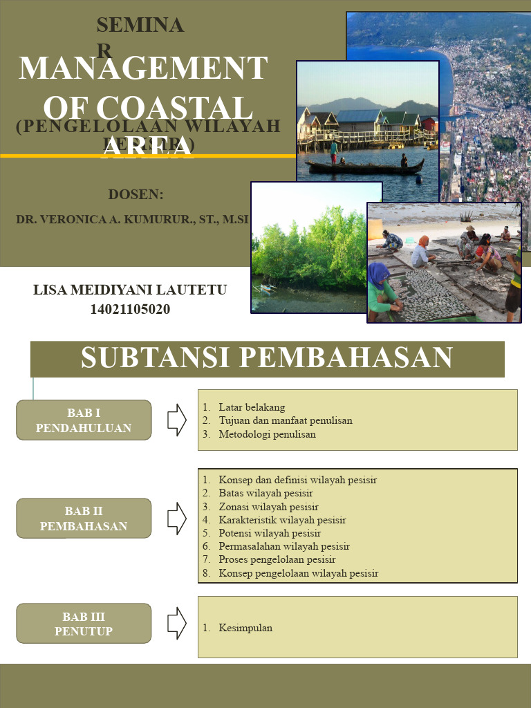 Management of Coastal Area | PDF