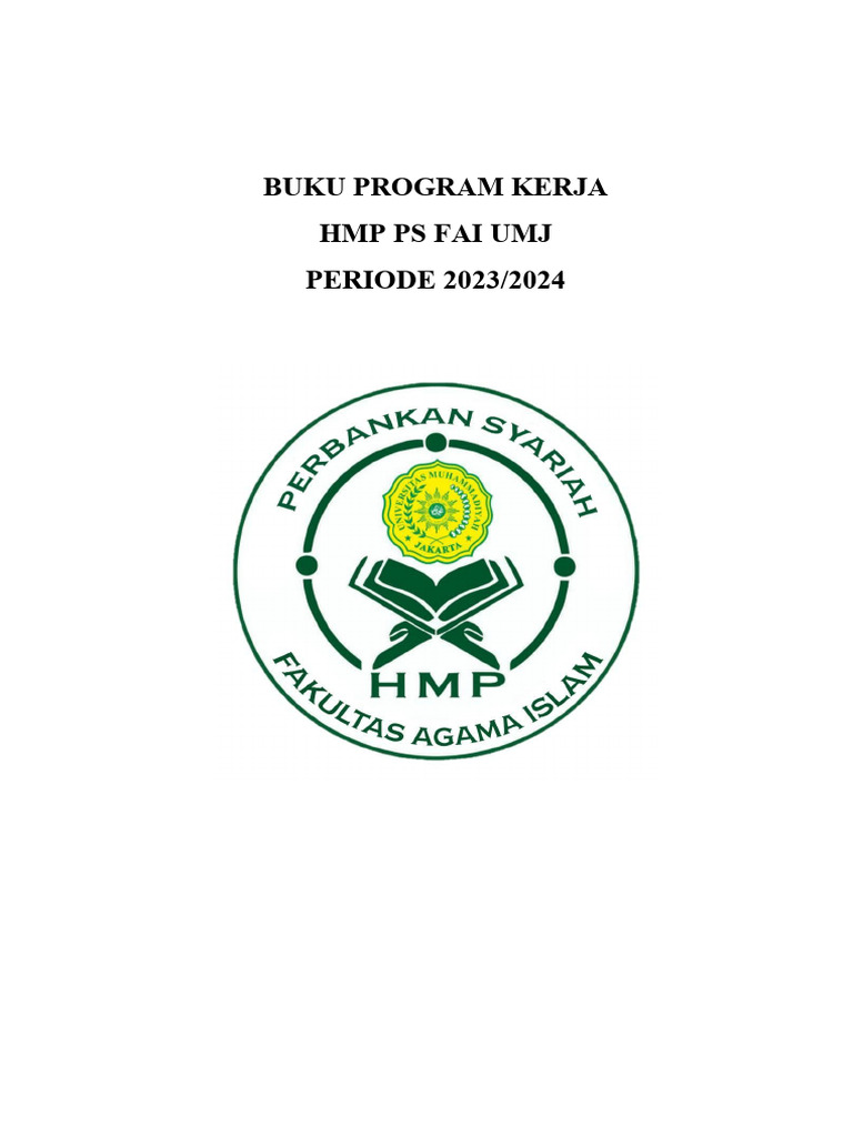 Format Program Kerja Bidang Keilmuan 2023 | PDF