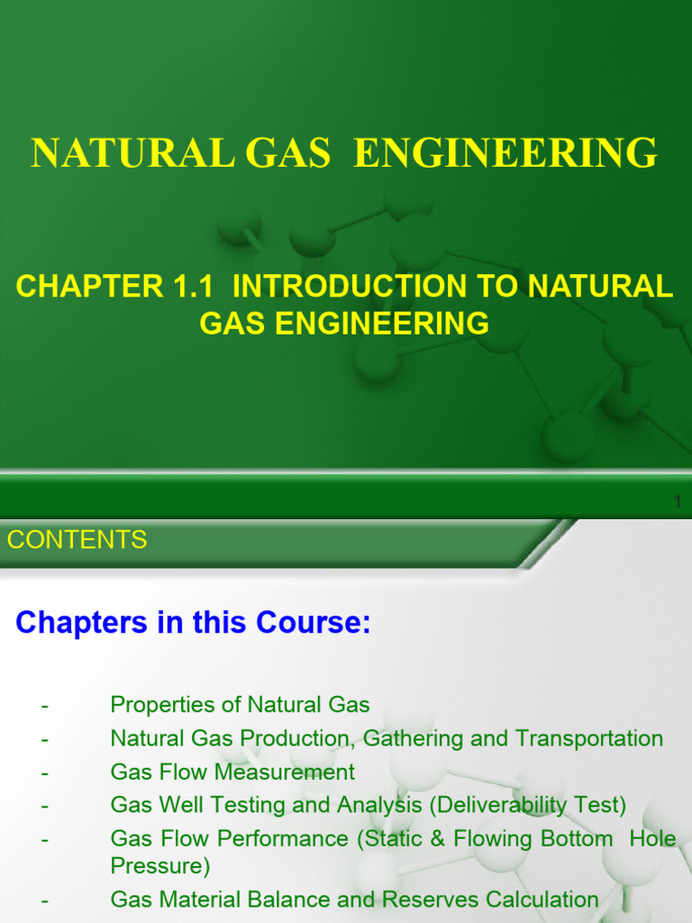 Chapter 1.1 Introduction to Natural Gas Engineering | PDF | Natural Gas ...