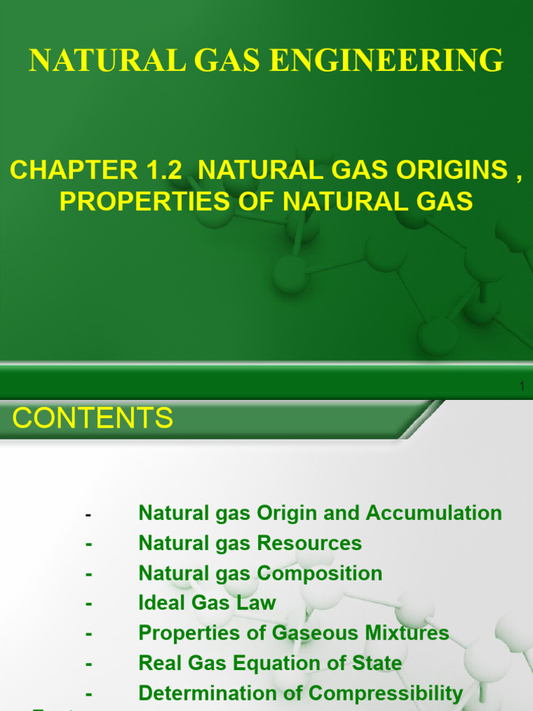 Chapter 1.2 Properties of Natural Gas | PDF | Gases | Natural Gas