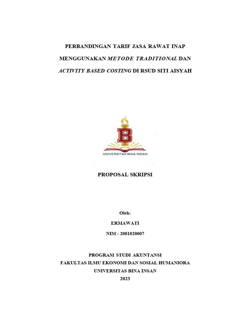 Proposal Ermawati Acc | PDF