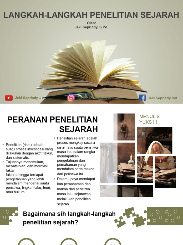 1.5. Langkah-Langkah Penelitian Sejarah | PDF